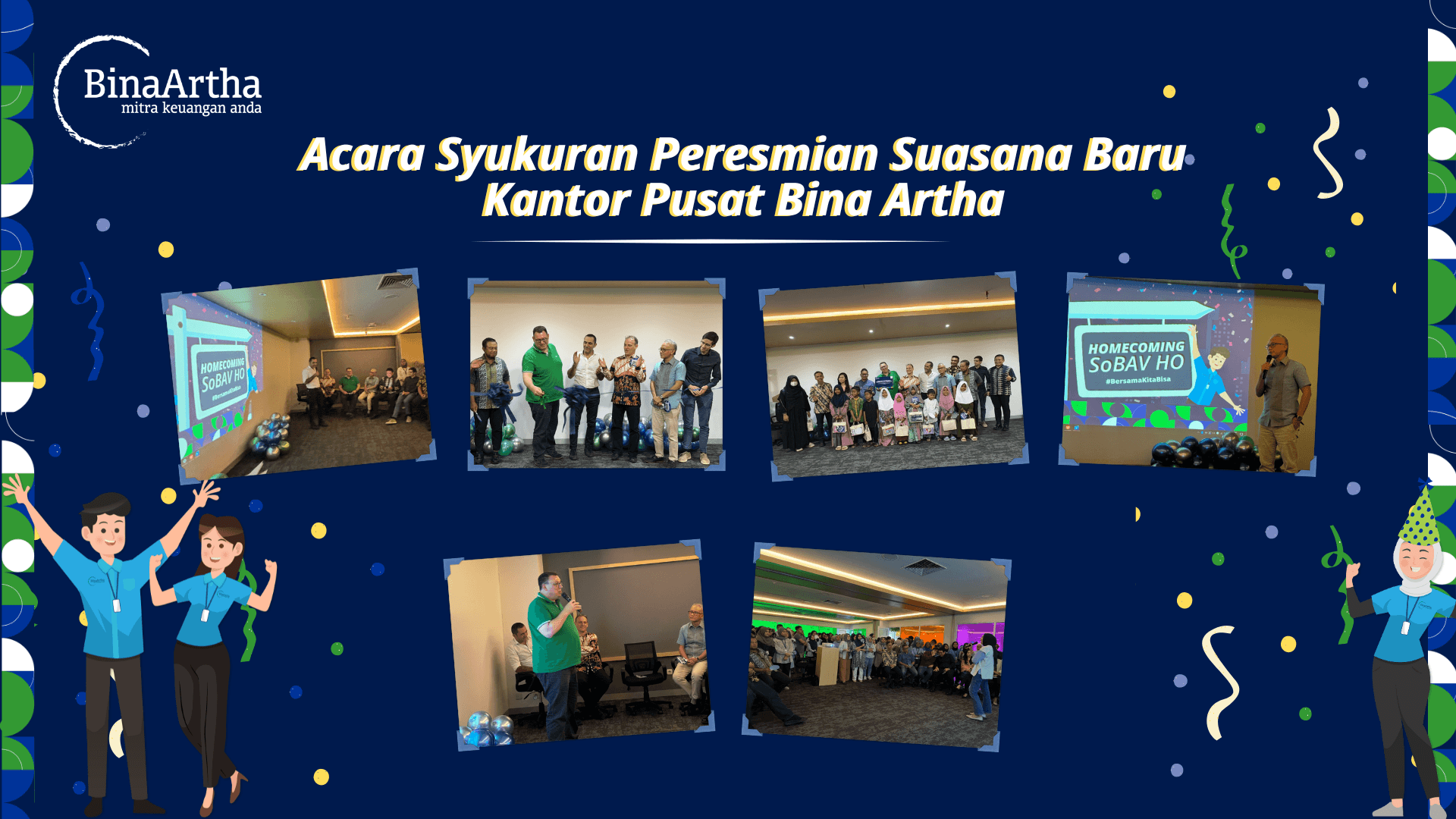 Thanksgiving Event for the New Atmosphere at Bina Artha Head Office